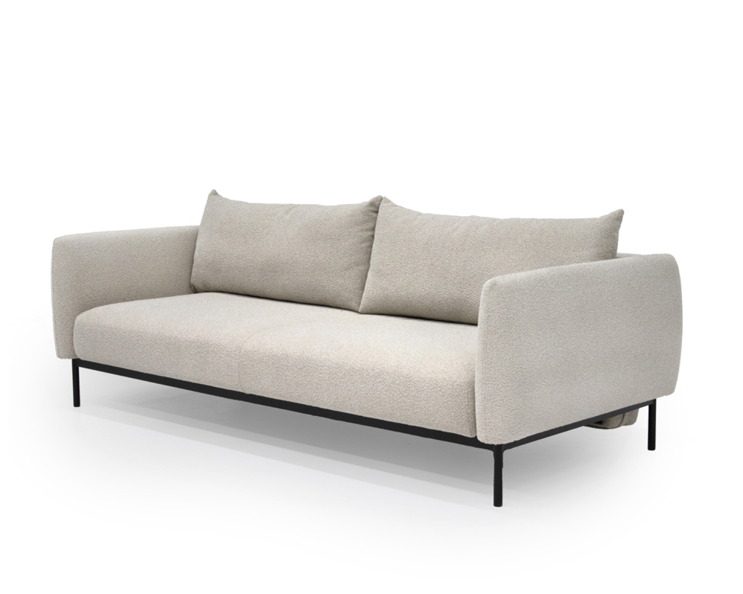 VERA Bäddsoffa 3-sits Tyg Loop Beige | Svenska Hem